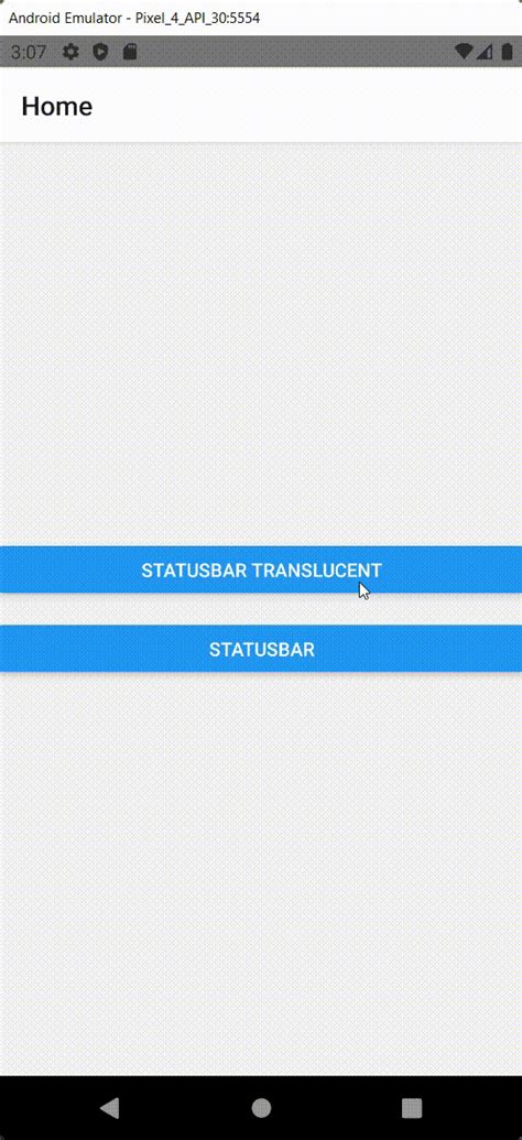 Translucent Statusbar Causes Flicker On Render Heavy Screens · Issue