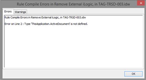 Solved Can A Rule Be Removed From Event Triggers Through Ilogic