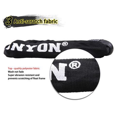 Bike Chain Lock Coiling 5 Digit Combination Lock For Keyless Bike Wheel