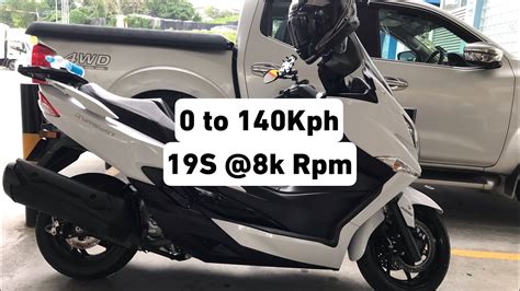 Top Speed Suzuki Burgman 400 Youtube