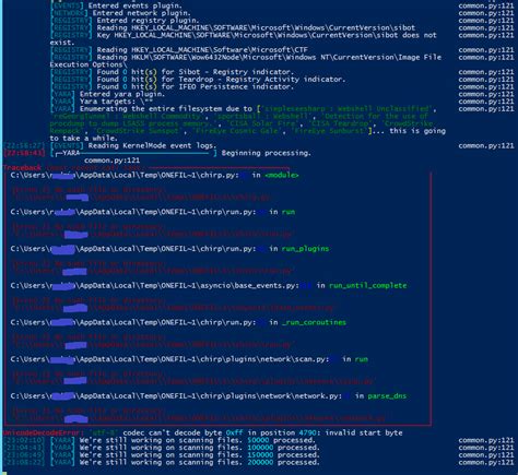 Application Hangs After Traceback Errors · Issue 35 · Cisagovchirp · Github