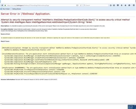 Nf 824 Lb Performance Issue Wellness Module Is Throwing Error