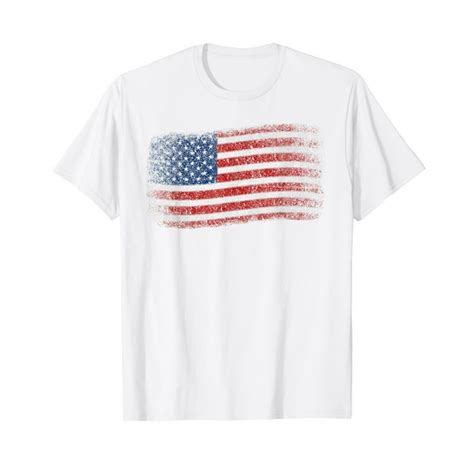 American Flag Tshirt Men Women 4th Of July Vintage Usa Flag Vintage Men