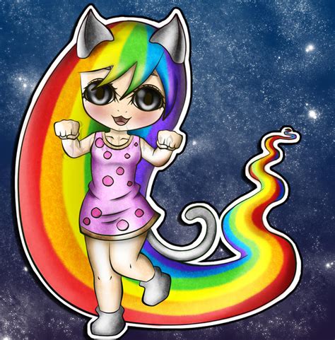 Nyan Cat Girl By Namidame On Deviantart
