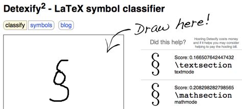 What I Learned Today Look Up LaTeX Symbols By Drawing