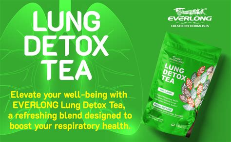 Everlong Lung Detox Tea Mullein Tea With Thyme Ginseng