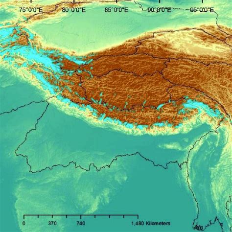 Shuttle Radar Topography Mission Srtm Digital Elevation Model Dem