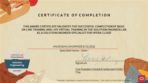 Anuradha Ghorpade On Linkedin Oracle Operacloud Oraclehospitality