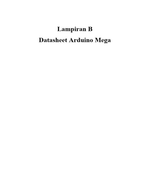16045000001 20 Lampiran B Datasheet Pdf Arduino Computer Science