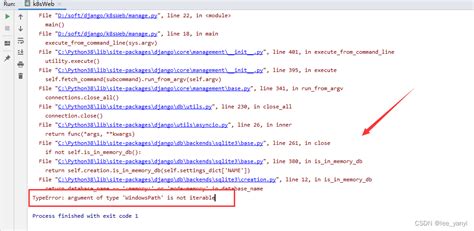 Typeerror Argument Of Type ‘windowspath‘ Is Not Iterable 问题处理