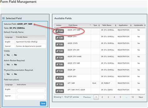 Admin Form Field Management PP