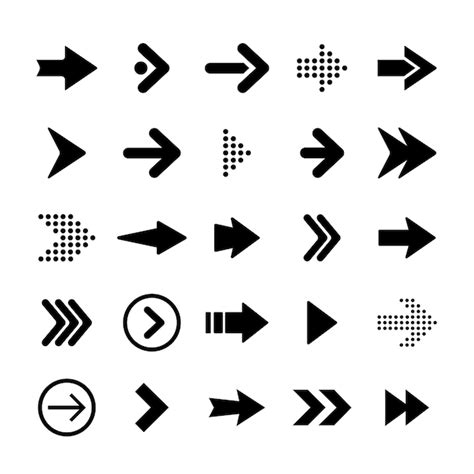 Premium Vector Arrow Icon Set Vector Collection