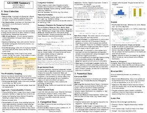 Tutorial GEA QUANTITATIVE REASONING WITH DATA TUTORIAL Please Work On The Problems