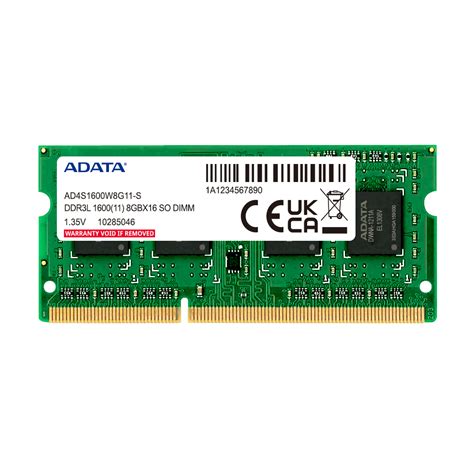 Premier Series Ddr3l 1600 So Dimm Memory Module Tvr Distribution