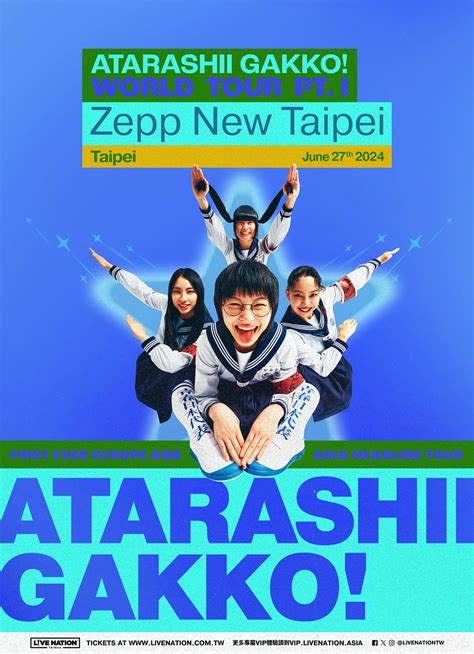 Atarashii Gakko World Tour⁠ In Taipei｜zepp New Taipei