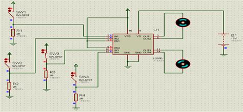 Circuit Simulation For Left Navigation Download Scientific Diagram