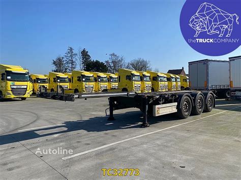 Renders Container Chassis Semi Trailer For Sale From Belgium Hooglede