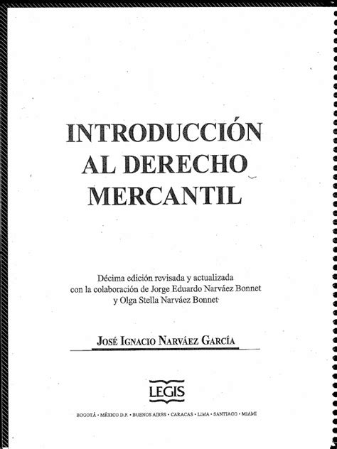 Introduccion Al Derecho Mercantil 2 Lectura Unidad 1 Tema 1 Pdf