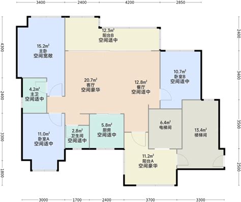 成都鼎能国宾天韵3室2厅2卫1厨11600㎡户型图 成都房天下