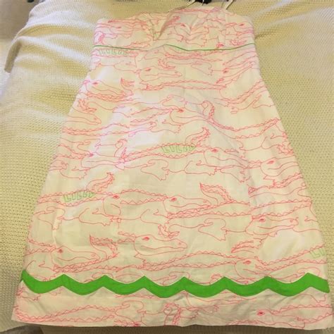 Rare Lilly Pulitzer Embroidered Dress Gem