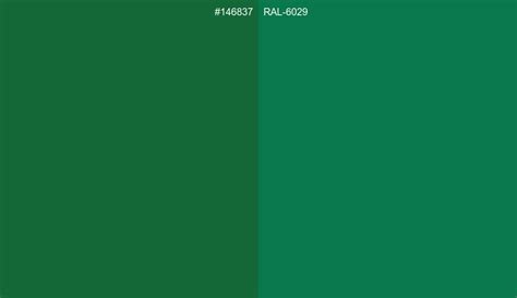 Hex 146837 To Ral Code Ral 6029 Conversion Chart Ral Classic