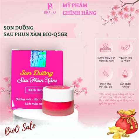 Son Dưỡng Môi Sau Phun Xăm Bio Q Hệ Thống Siêu Thị Genli Mart 24h