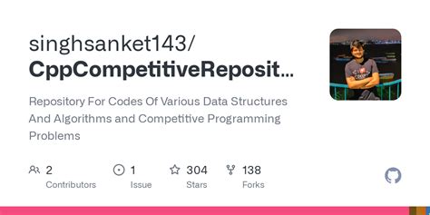 GitHub Singhsanket143 CppCompetitiveRepository Repository For Codes