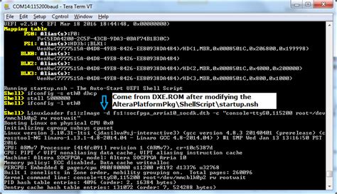 Booting Linux From The DXE Phase Using SD MMC