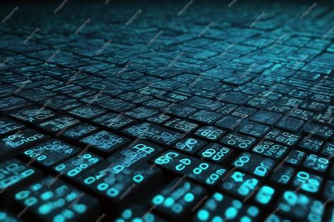 Premium Photo Binary Code Background Abstract Technology Digital