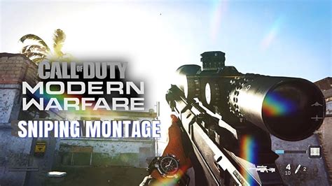 Craziest Sniping Montage Call Of Duty Modern Warfare Youtube