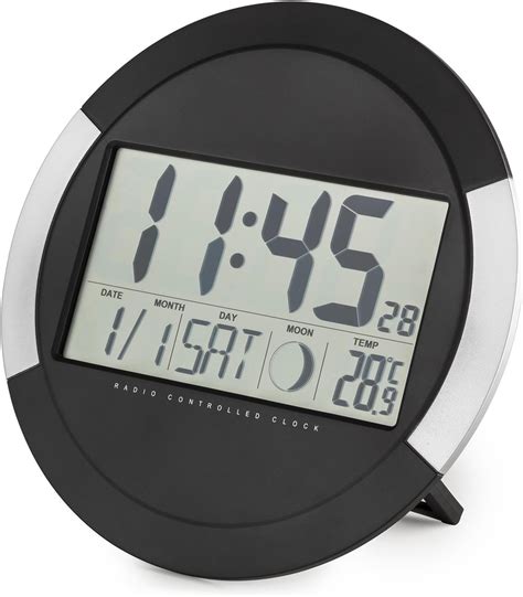 Decorazioni Per Interni Nero OneConcept Clockwork Orologio Digitale