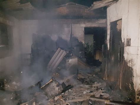 Homem morre carbonizado em incêndio na própria residência em Espumoso