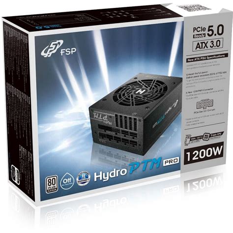 FSP Hydro PTM PRO ATX3 0 PCIe5 0 80 Platinum Fully Modular Power