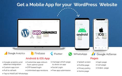Convert Your Website Into The Android Ios Apps And Publish On App