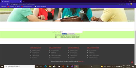 Automated College Timetable Generator Project In C Net With Source