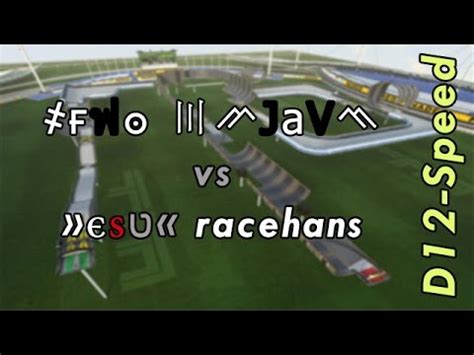 D12 Speed Comparison JaV Vs Racehans Trackmania Nations Forever