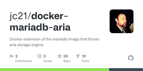 Github Jc Docker Mariadb Aria Docker Extension Of The Mariadb