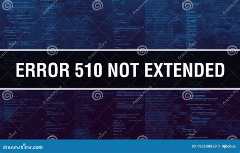 Error 510Â Not Extended With Digital Java Code Text Error 510Â Not