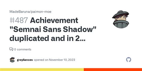 Achievement Semnai Sans Shadow Duplicated And In Different
