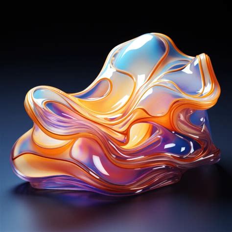 Premium Ai Image An Abstract Shape