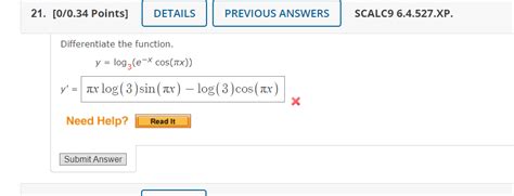 Solved Differentiate The Function