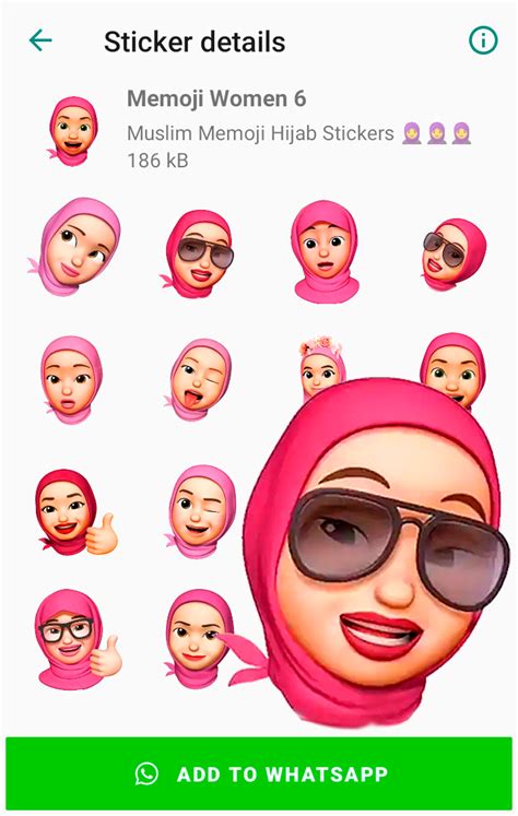 Memoji Islamic Muslim Stickers For Whatsapp For Android 無料・ダウンロード