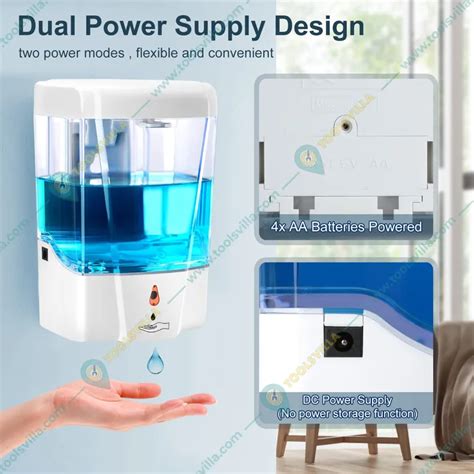 700 Ml Wall Mounted Automatic Liquid Soap Dispenser