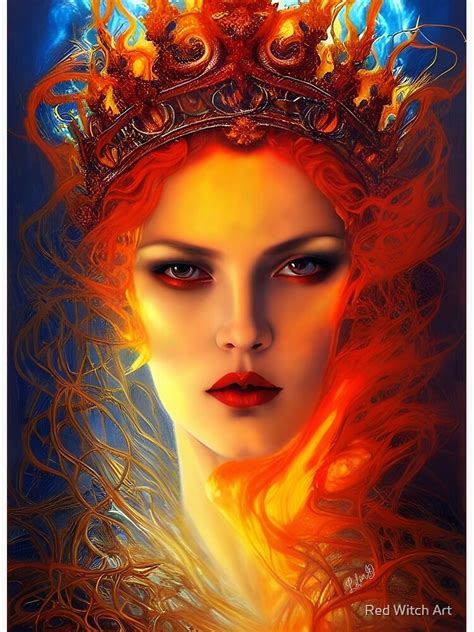 Queen Of Ice And Fire Poster For Sale By Redwitchart Redbubble