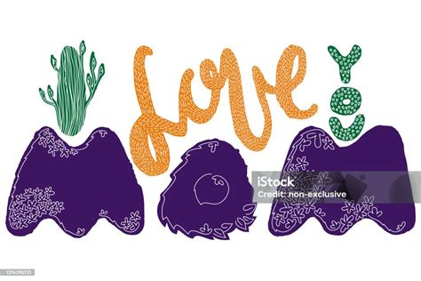 다채로운 질감 벡터 손 그리기 레터링 나는 당신을 사랑합니다 엄마 인사말 카드 어머니의 날 포스터 엽서 배너 옷에 인쇄를위한 디지털 배경 흰색 격리 된 배경입니다 0명에