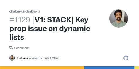 V STACK Key Prop Issue On Dynamic Lists Issue Chakra Ui Chakra Ui GitHub