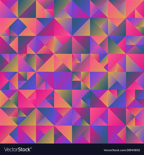 Minimal Dynamic Geometric Gradient Mosaic Vector Image