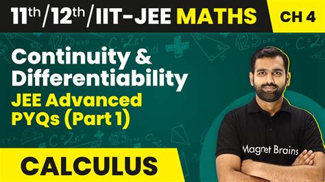 Continuity And Differentiability Jee Advanced Pyqs Part 1 Class 11 12 Iit Jee Maths Youtube