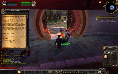 The Lesson Of The Burning Scroll World Of Warcraft Questing And
