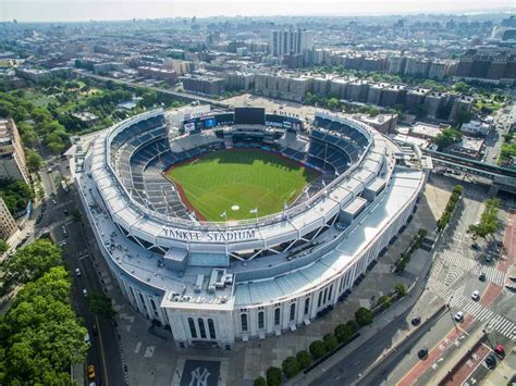 Aerial Drone Photos Yankee Stadium 1 E 161st St Bronx New York